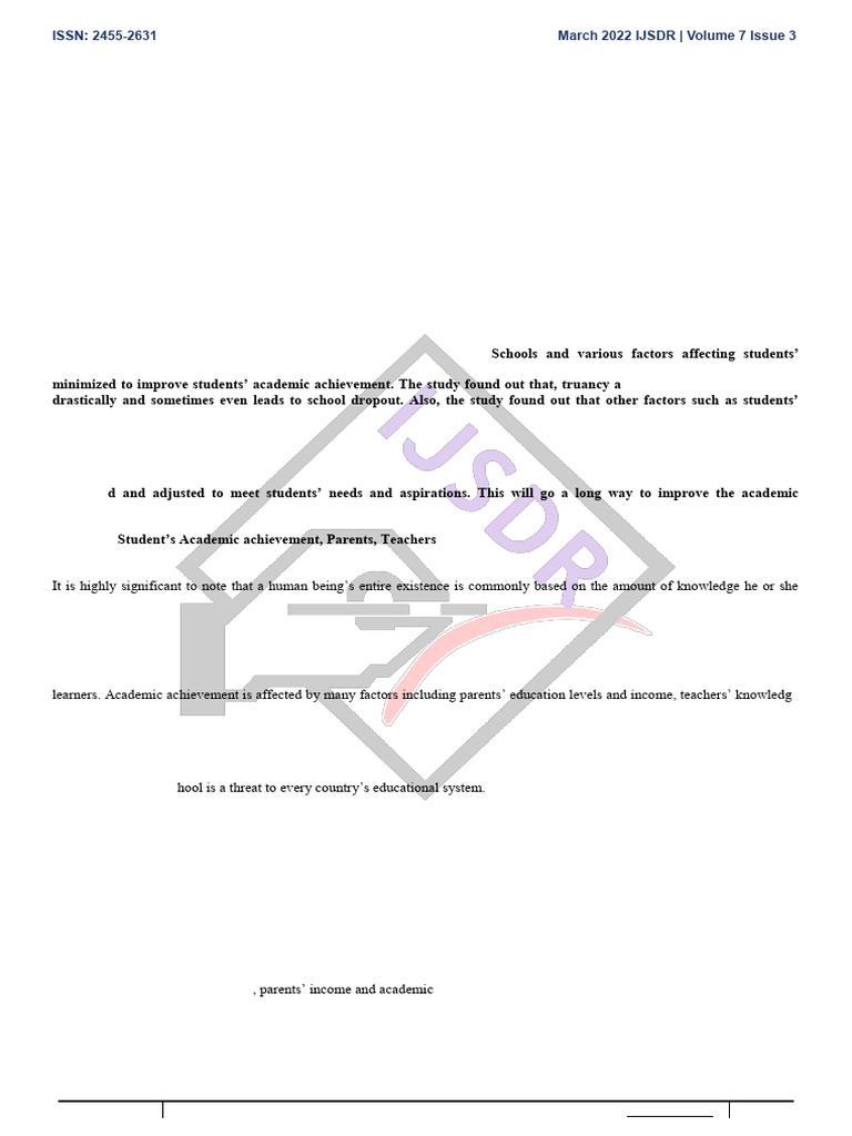 IJSDR2203019 | PDF | Knowledge | Teachers