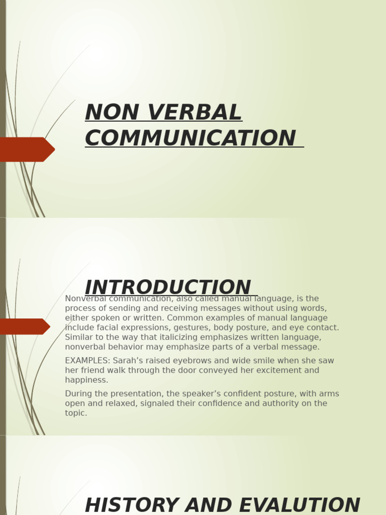 Understanding Nonverbal Communication | PDF | Nonverbal Communication | Communication