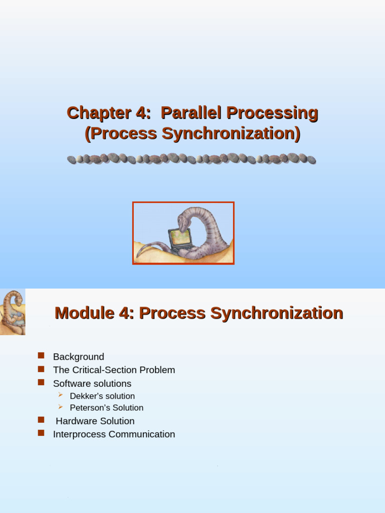 Process Synchronization Techniques | PDF