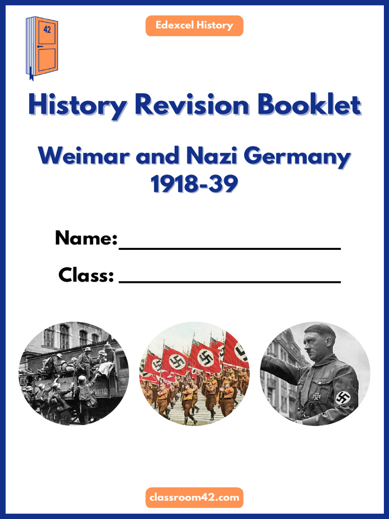 Weimar and Nazi Germany Revision Booklet | PDF | Weimar Republic | Nazi ...