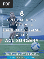 ACL-RSI Score Summary and Calculator | PDF | Knee | Limbs (Anatomy)