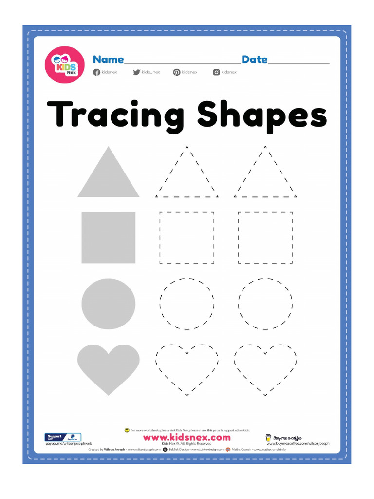 Shapes Worksheet | PDF