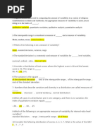 AP Stats Reference Sheet | PDF | Standard Deviation | Statistics