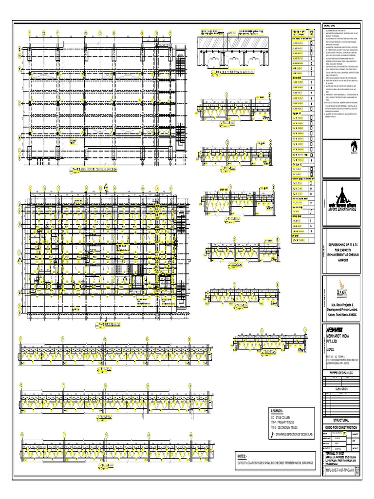 Drawinds - T4 WEST STRUCTURAL PACKAGE | PDF | Welding | Construction