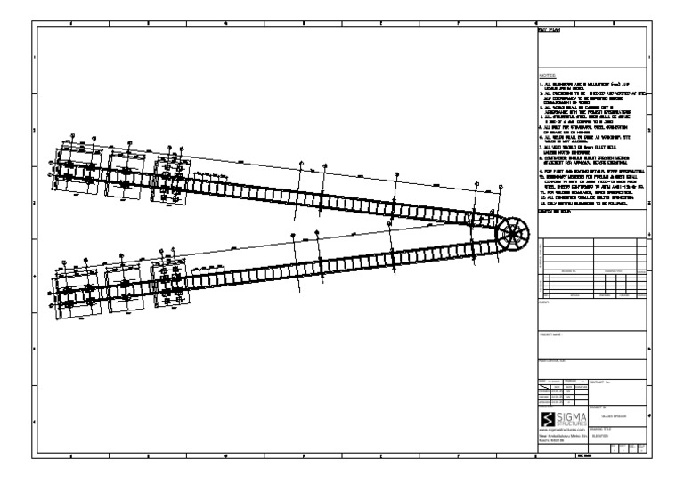 Glass Bridge Construction Plans | PDF