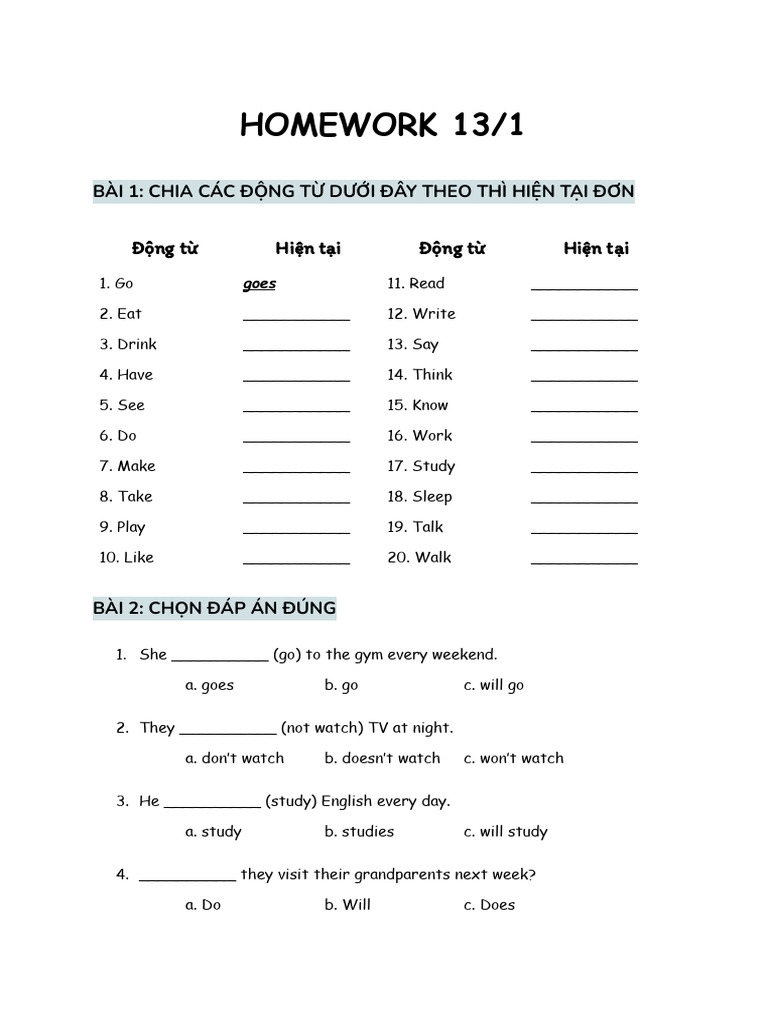 52 - 13 - 1 - HW CHIA HTD & PHÂN BIỆT HTD TLD QUESTION WORDS | PDF