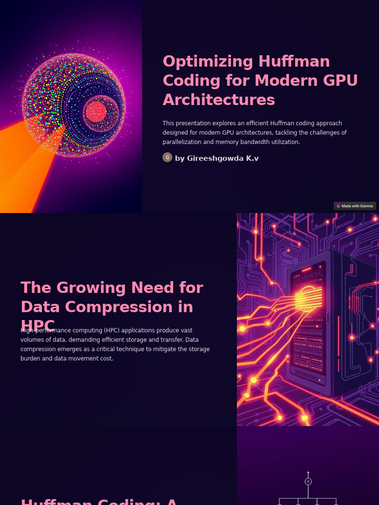 Optimizing Huffman Coding For Modern GPU Architectures | PDF | Data Compression | Graphics ...