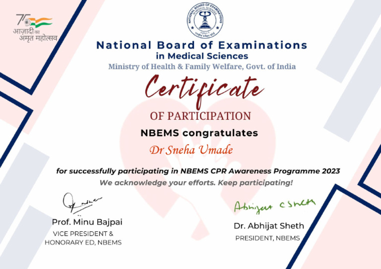 CPR Certificate | PDF