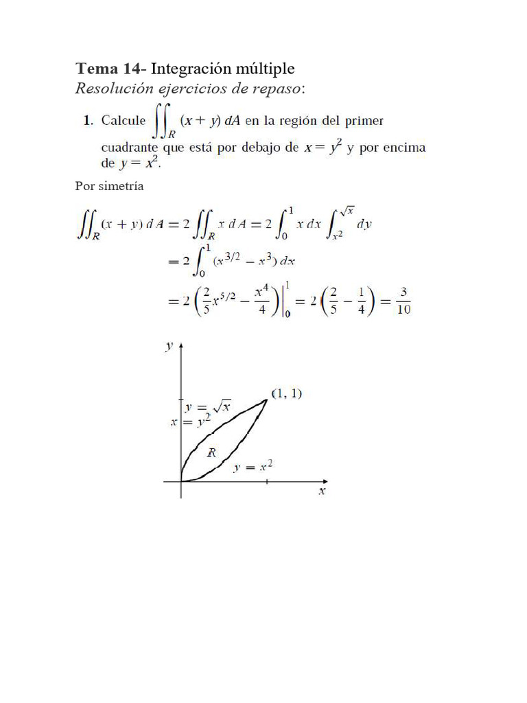 Ejercicios de Integración Múltiple | PDF | Esfera | Geometría