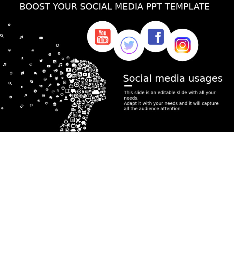 42545-Social Media PPT Template-Boost Your SOCIAL MEDIA PPT TEMPLATE | PDF