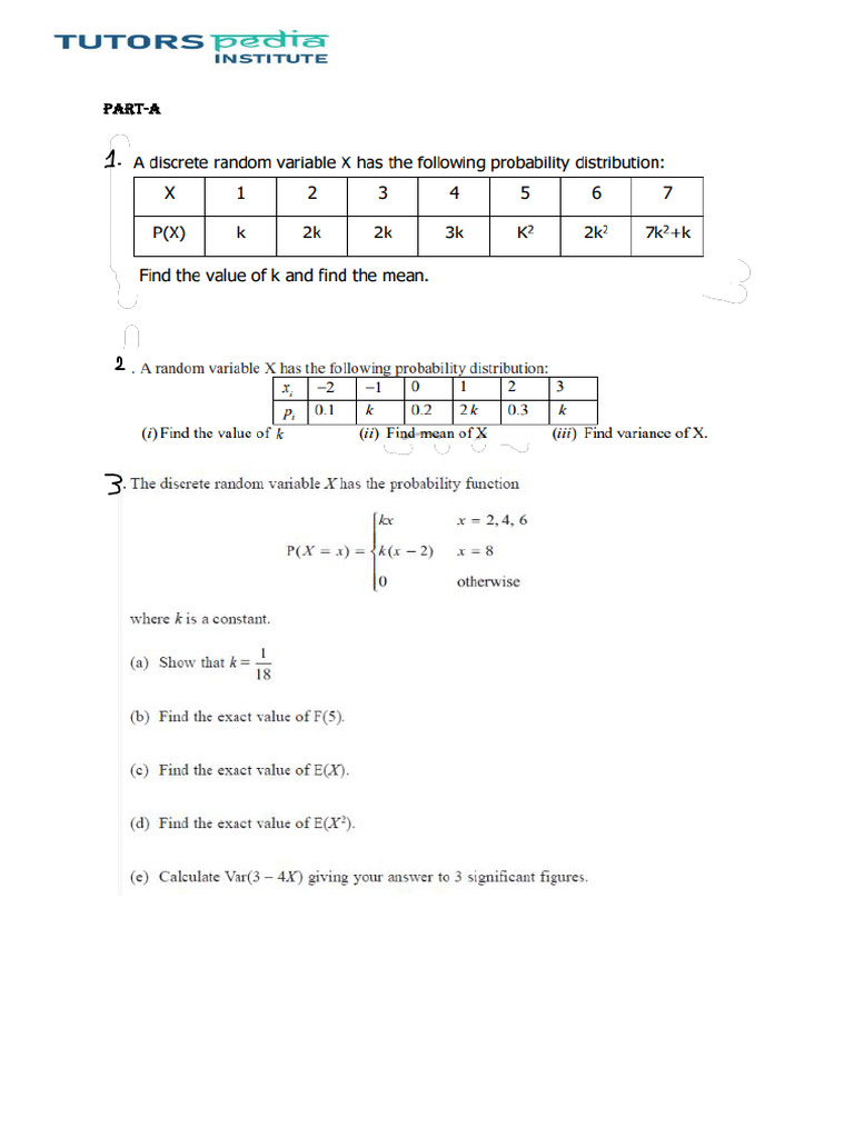 Probability Worksheet | PDF