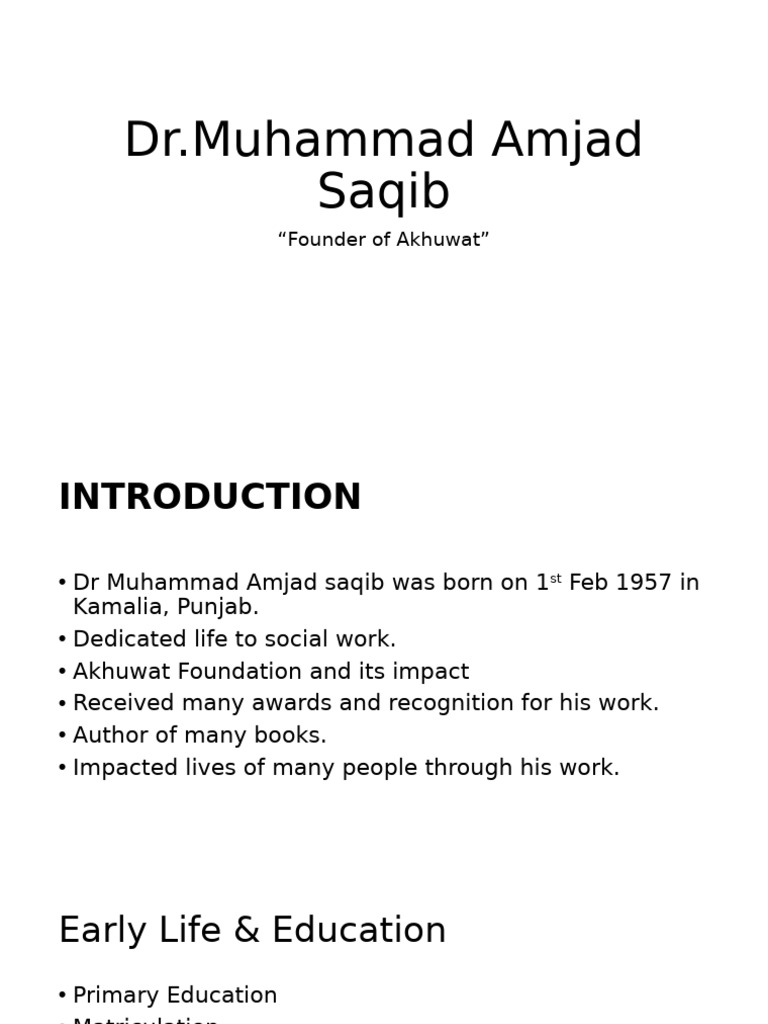 Amjad Saqib Presentation | PDF | Microfinance | Social Psychology