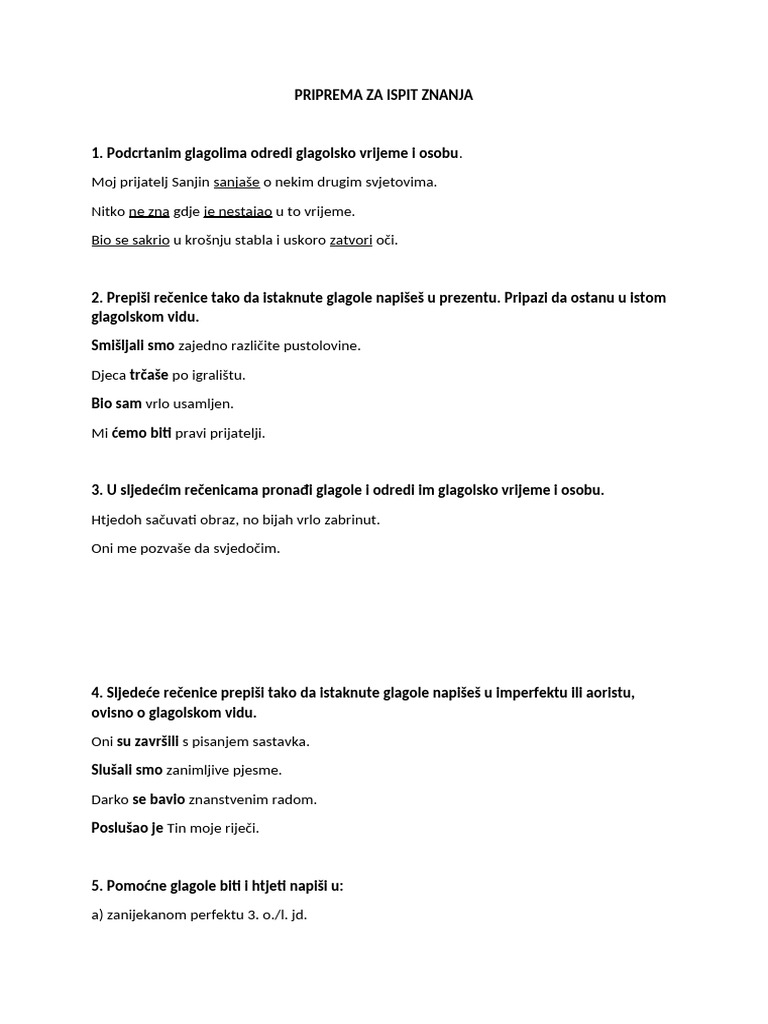 PRIPREMA_ZA_ISPIT_ZNANJA_-_glagolska_vremena | PDF