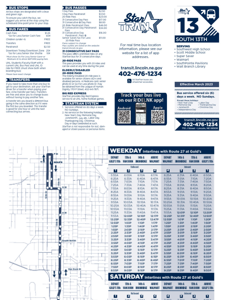 StarTran Bus Service Overview | PDF | Public Transport | Transport