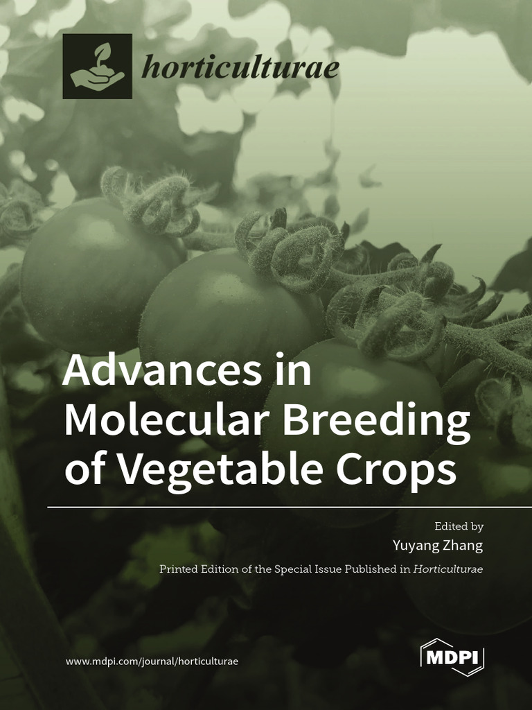 Advances in Molecular Breeding of Vegetable Crops | PDF | Quantitative ...