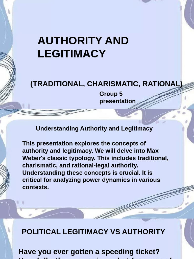 Report Group 5 Ucsp | PDF | Legitimacy (Political) | Charisma