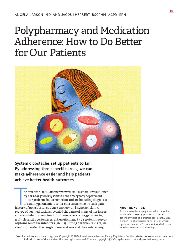 Polypharmacy and Medication Adherence 2024 | PDF | Pharmacy | Medical ...