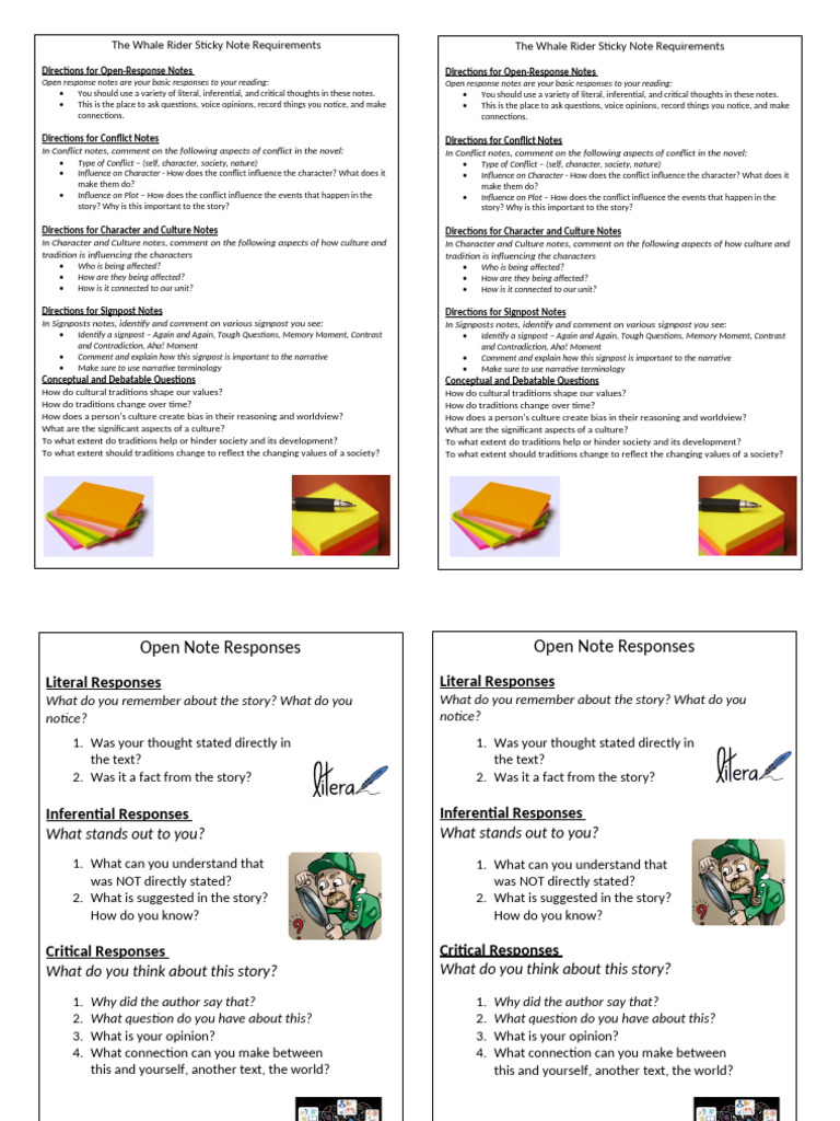 WR Sticky Note Analysis | PDF