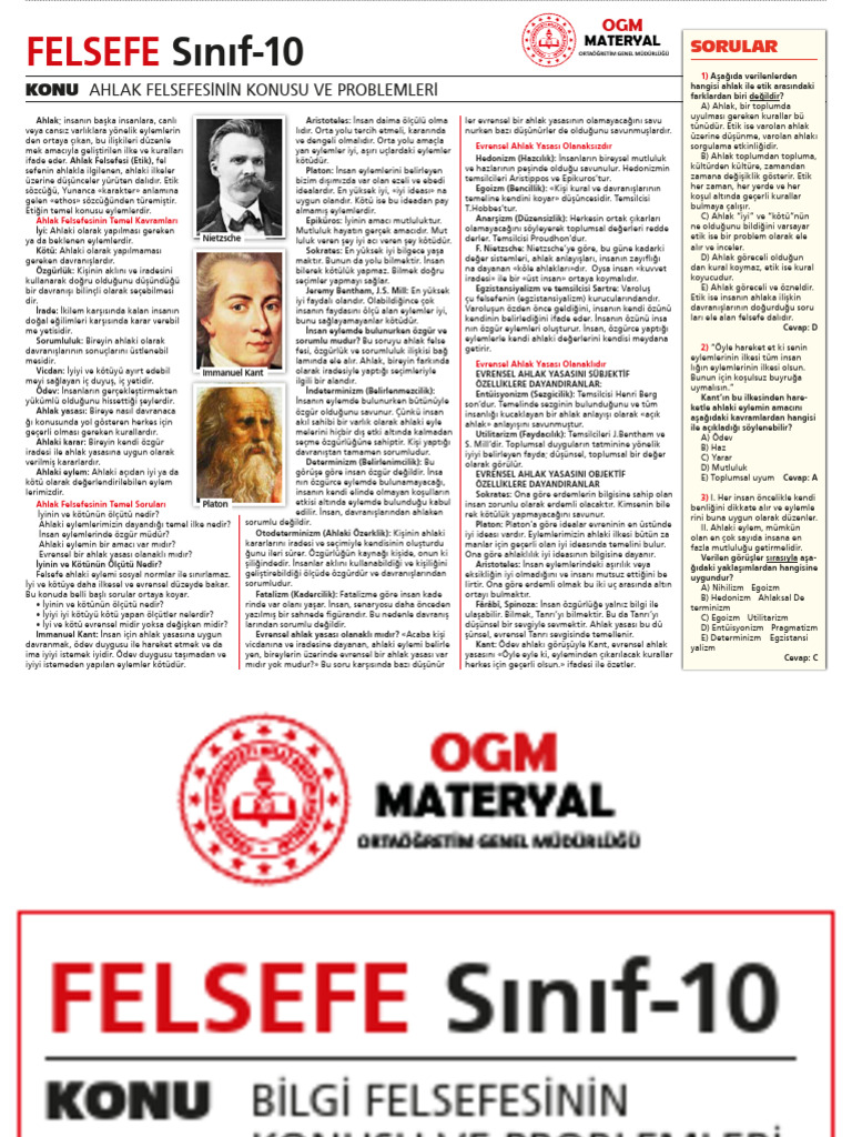 10.-Sinif-Felsefe-Konu-Ozetleri-1 | PDF