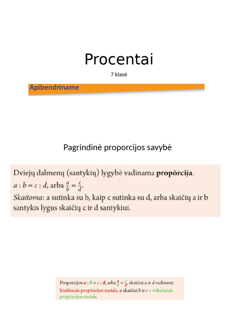 Procentai | PDF