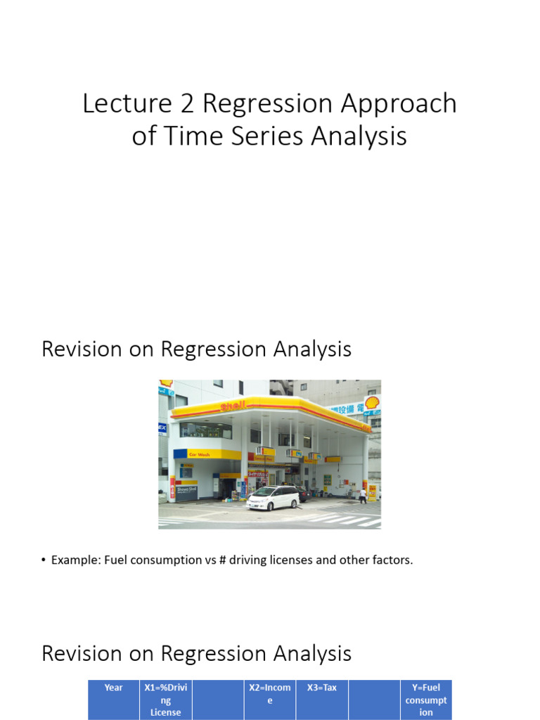 Lecture_2_Regression_Approach | PDF | Regression Analysis | Linear Regression
