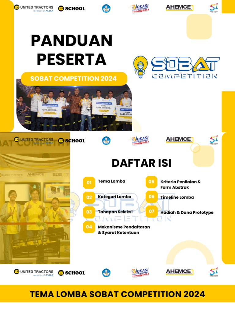 Lomba Inovasi Sobat Competition 2024 | PDF