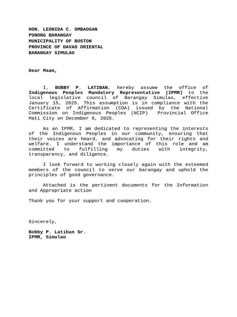 Assumption Ipmr | PDF