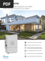 Deye - SUN 5K SG01LP1 EU - Datasheet | PDF | Energy Technology ...