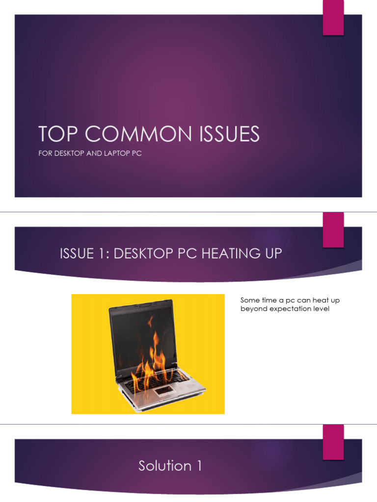 Common PC Issues and Solutions Guide | PDF | Windows 10 | System Software