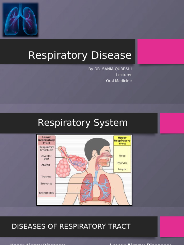 Overview of Respiratory Diseases and Emergencies | PDF | Respiratory ...