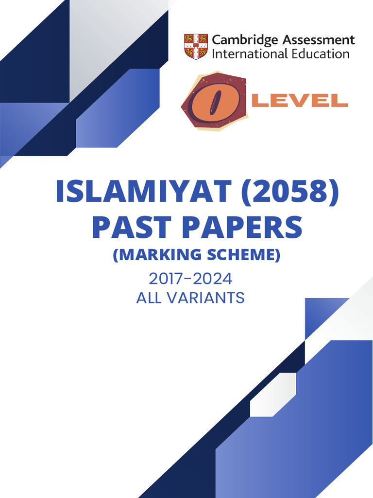 Islamiyat (2058) Cover | PDF