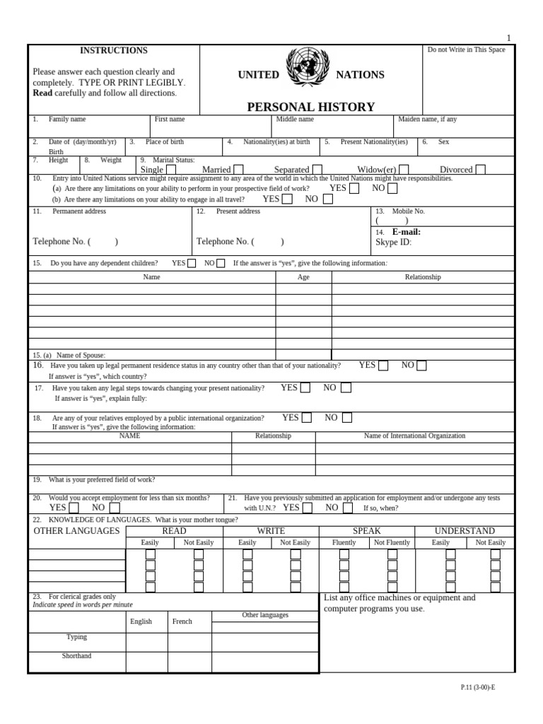 UNICEF Recruitment Application 2018 | PDF | Salary | Employment