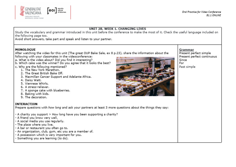 Speaking Card 2B - 1 | PDF