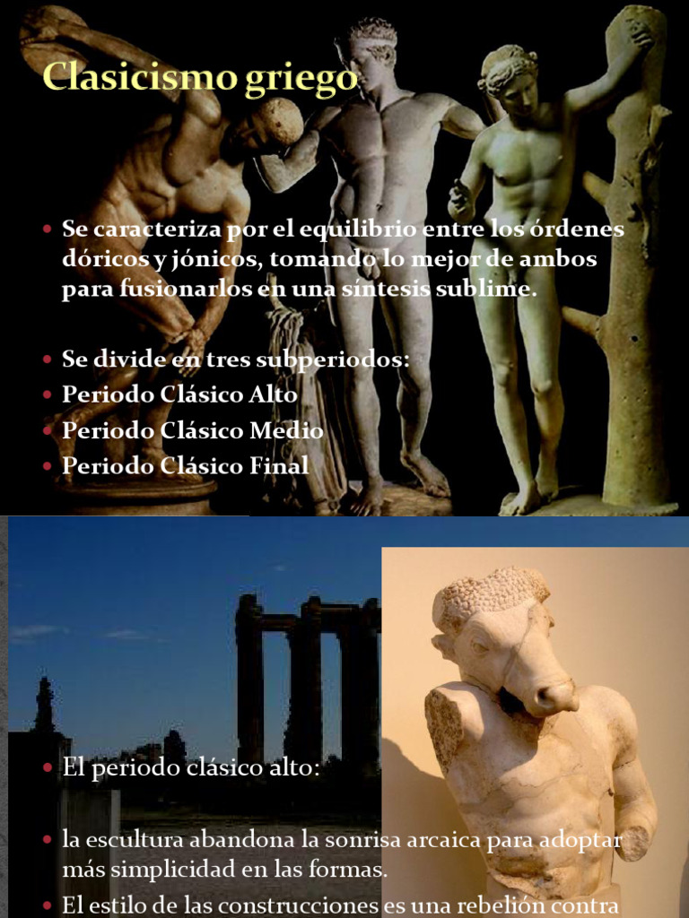 Clasicismo Griego: Arte y Escultura | PDF | Grecia clasica | Mundo ...