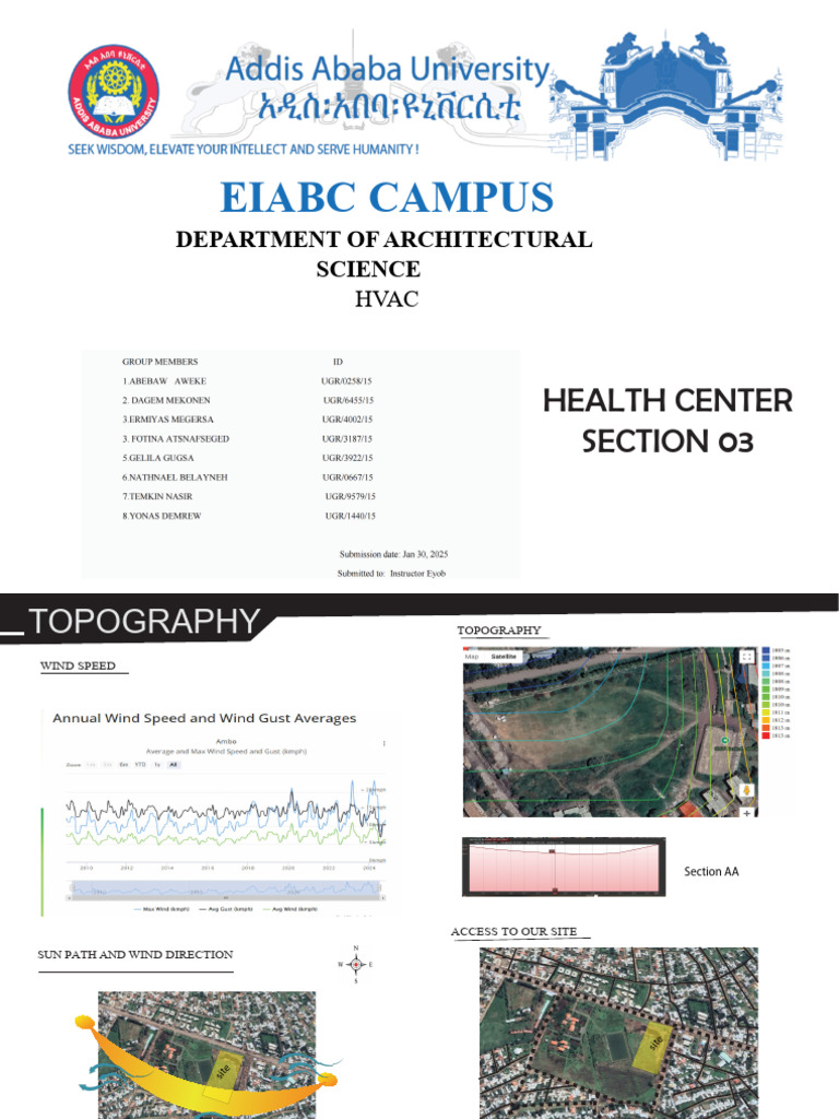 Ambo HVAC Health Center Site Analysis | PDF