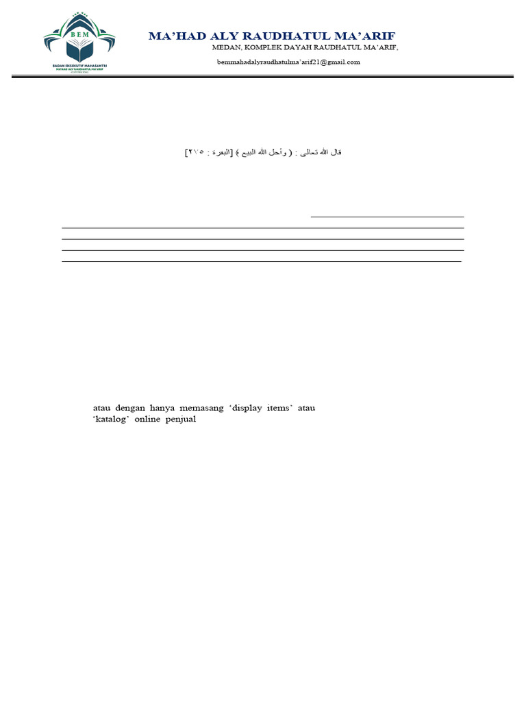Dropship Menurut Pandangan Hukum Fiqih | PDF