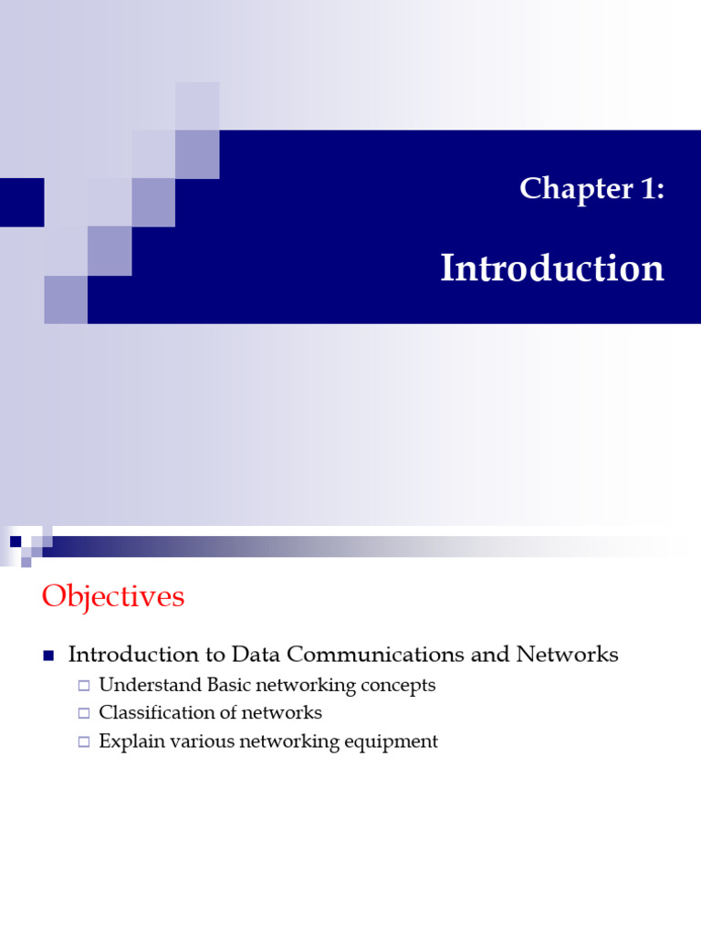 BBT 2205 Chapter 1 - Introduction | PDF | Computer Network | Telecommunications