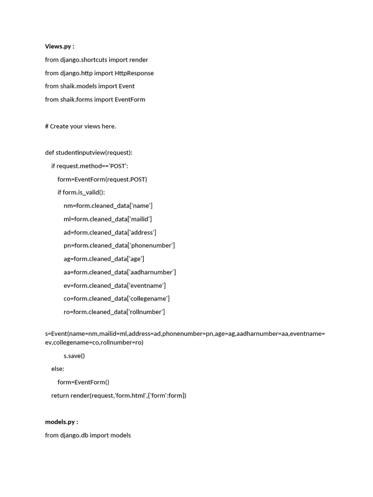 formViews | PDF | Web Development | Computing