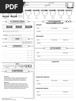 Daggerheart PDF Character Sheet | PDF | Role Playing Video Games | Role Playing Games