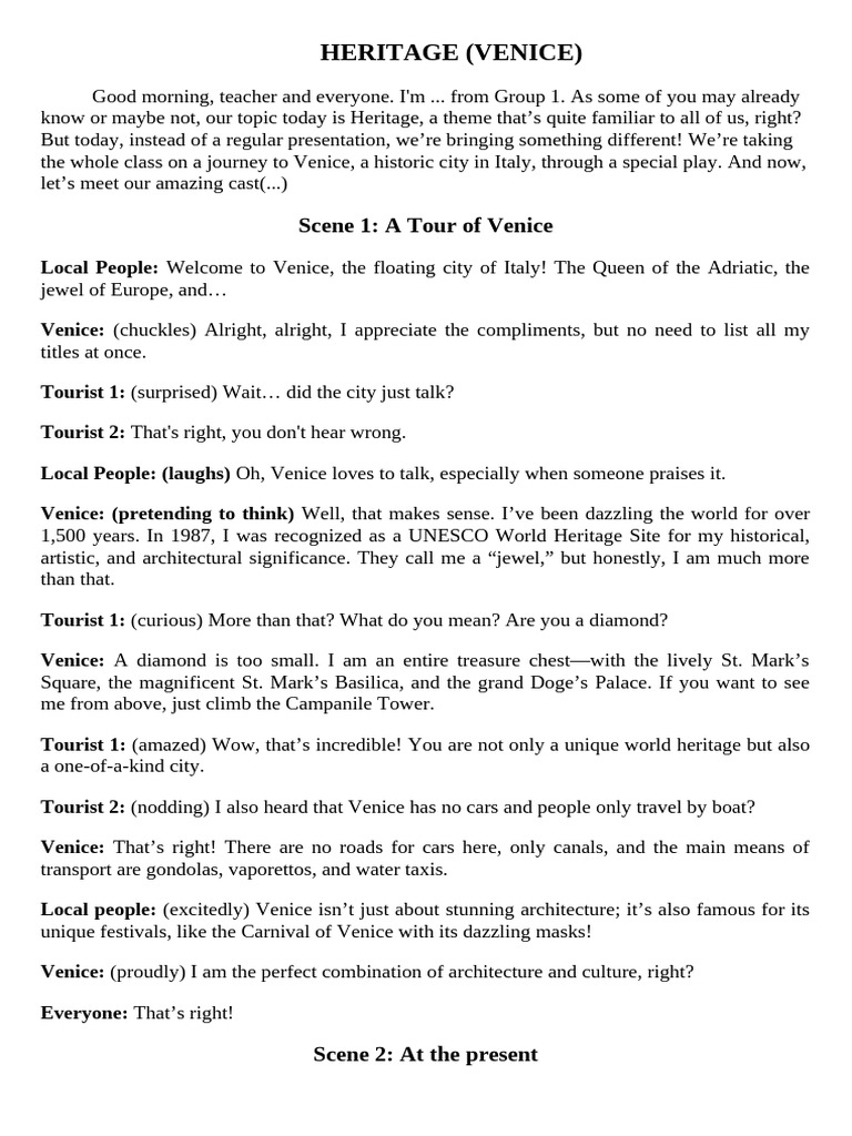 HERITAGE | PDF | Venice