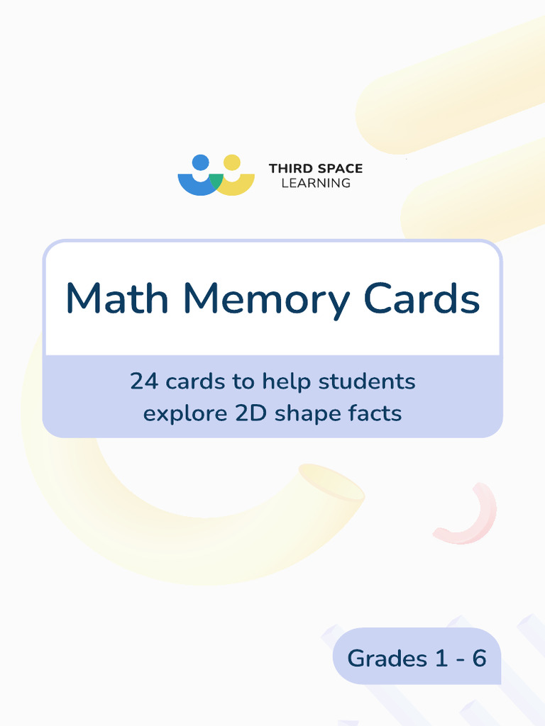2D Shapes Math Memory Cards | PDF | Shape | Triangle