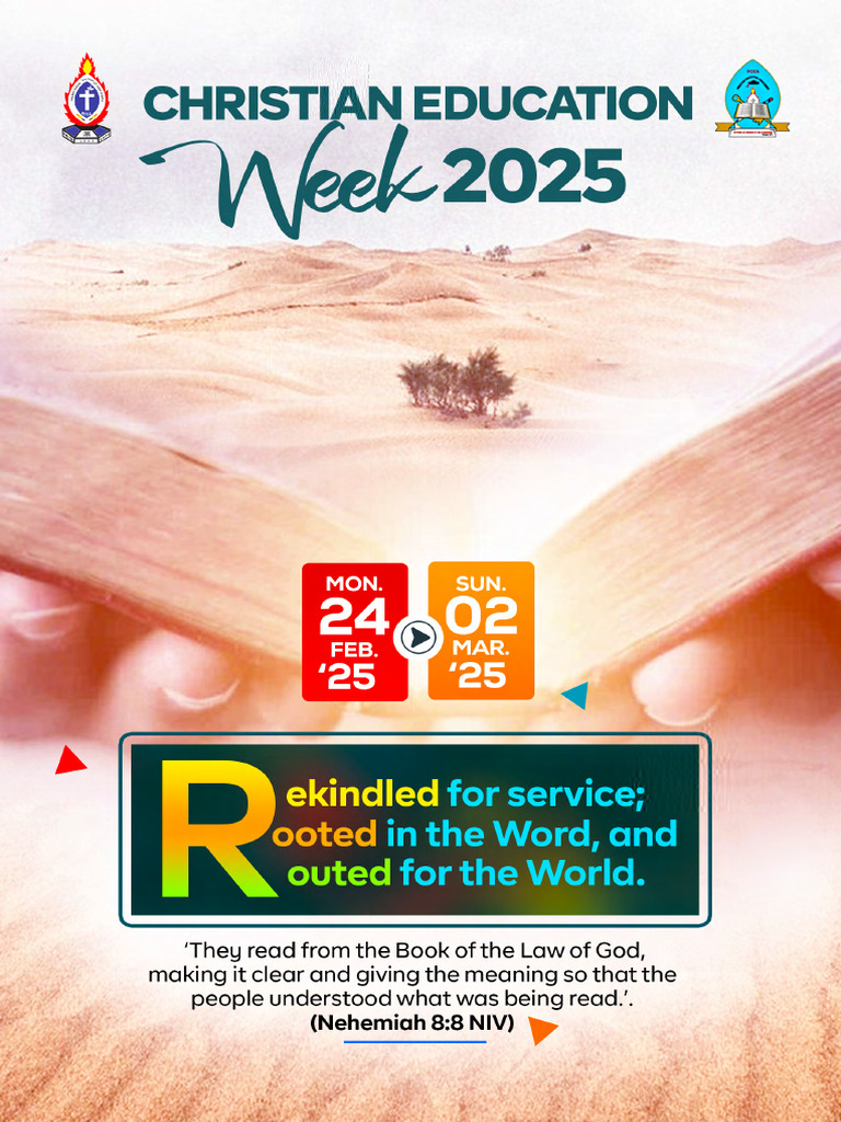 Pcea Christian Education Week 2025 | PDF | Ezra | Disciple (Christianity)