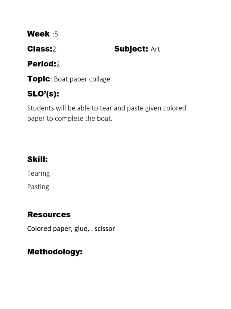 arts class 2 week 5 | PDF