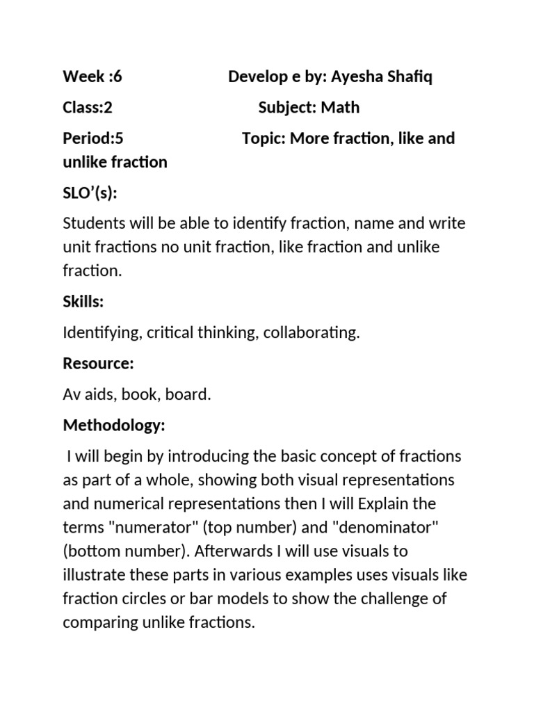 Week6 Maths Class 2 | PDF