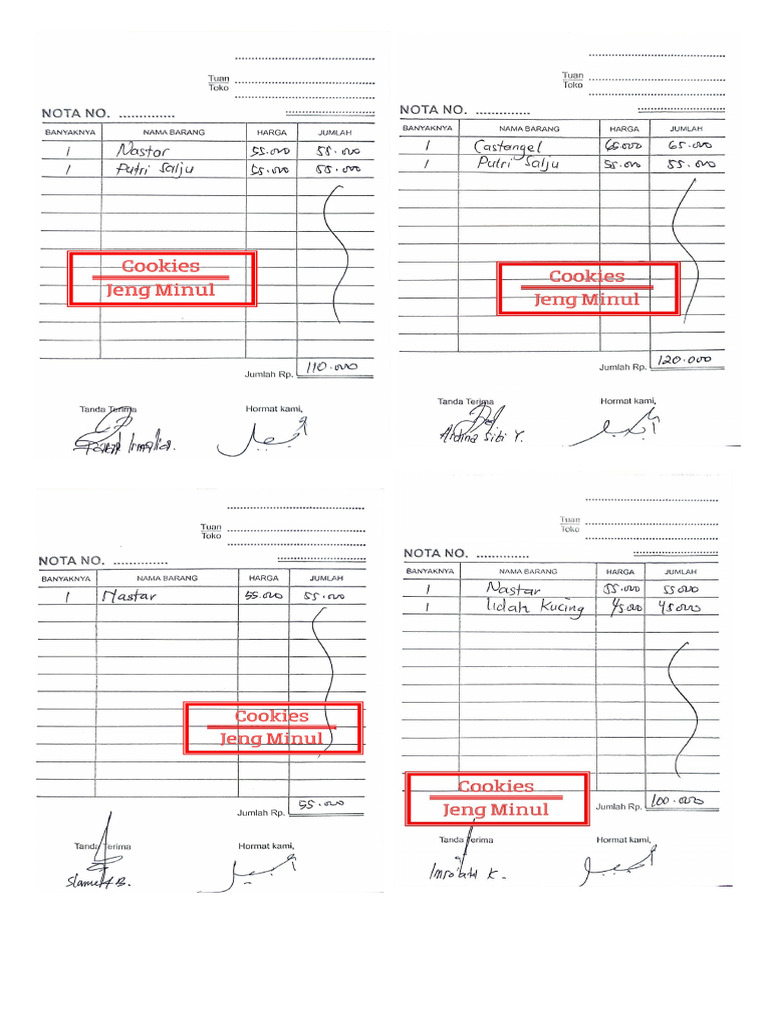 Nota Bela Beli | PDF