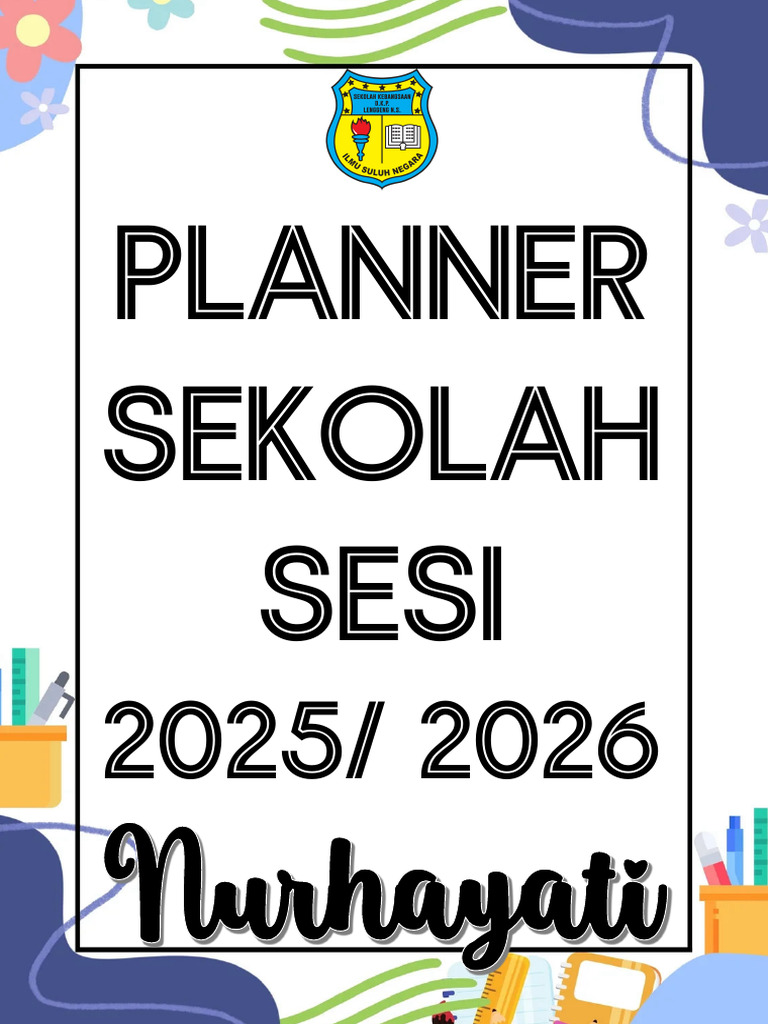 PLANNER 2025:2026 LENCANA SKDKP + Nota | PDF