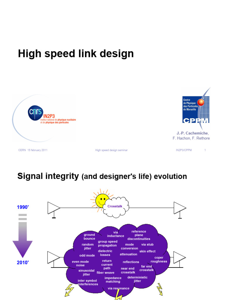 High Speed Links Design | PDF | Electronics | Electrical Engineering