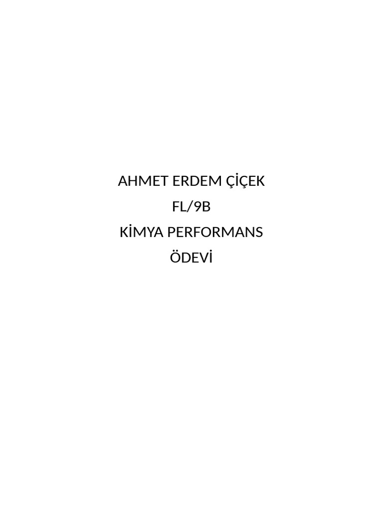 KİMYA | PDF