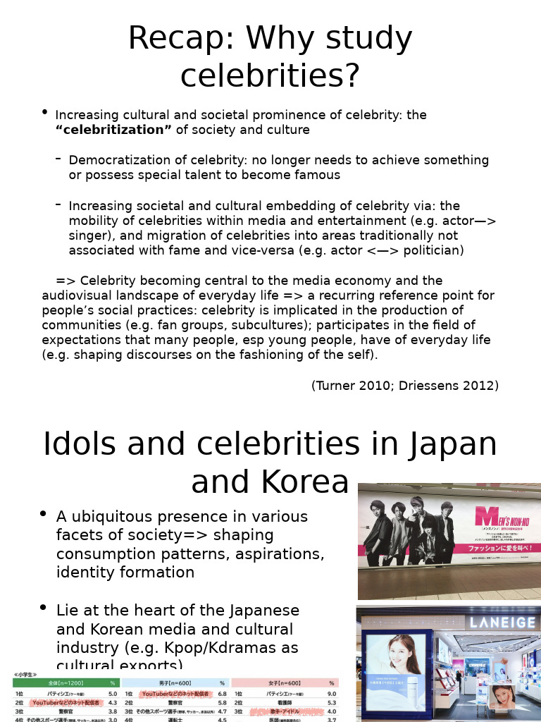 Asian Celebrity Studies Overview | PDF | Celebrity