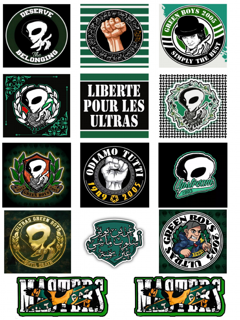 STICKERS GREEN BOYS - T4ha. | PDF